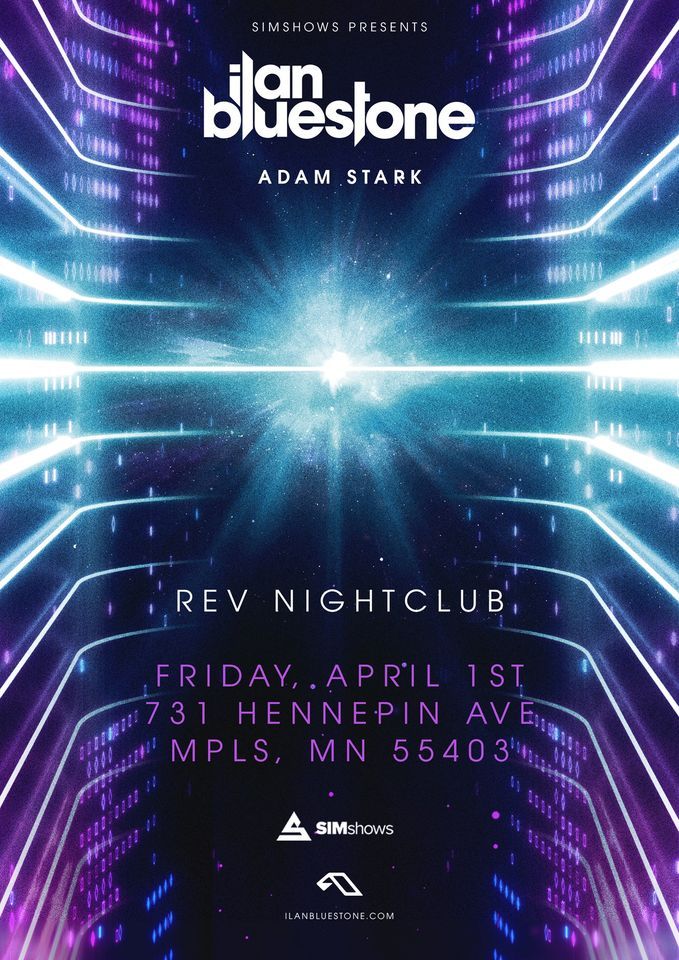 Ilan Bluestone at REV Mpls at Rev Ultra Lounge, Minneapolis on 1st ...