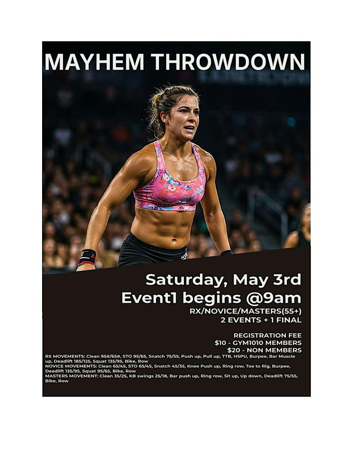 MAYHEM THROWDOWN at 1010 S 7th St, Grand Junction on 3rd May, 2025