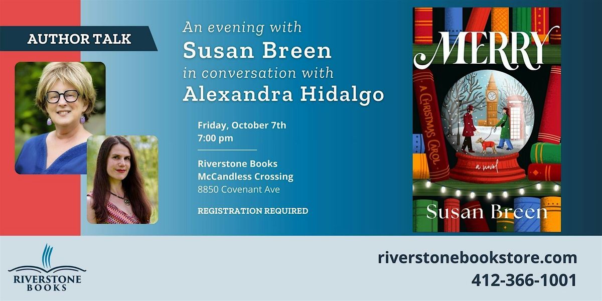 An Evening with Susan Breen in Conversation with Alexandra Hidalgo ...