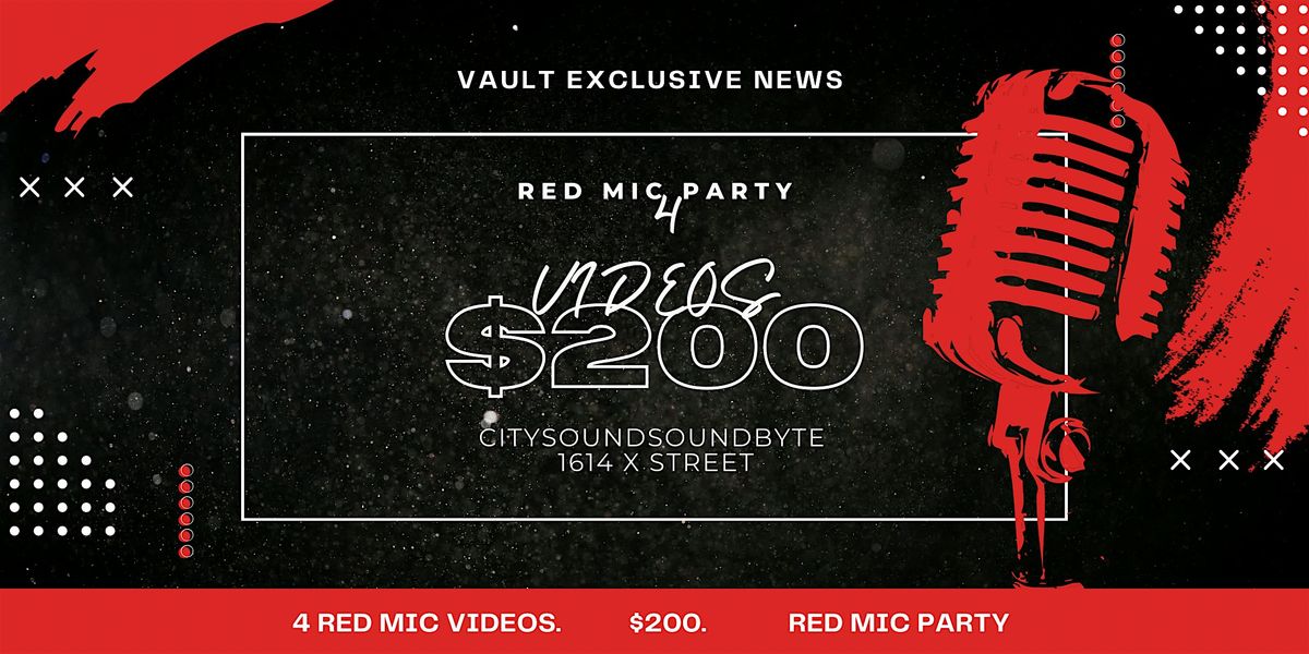 RED MIC PARTY | 1614 X St, Sacramento, CA | November 9, 2024