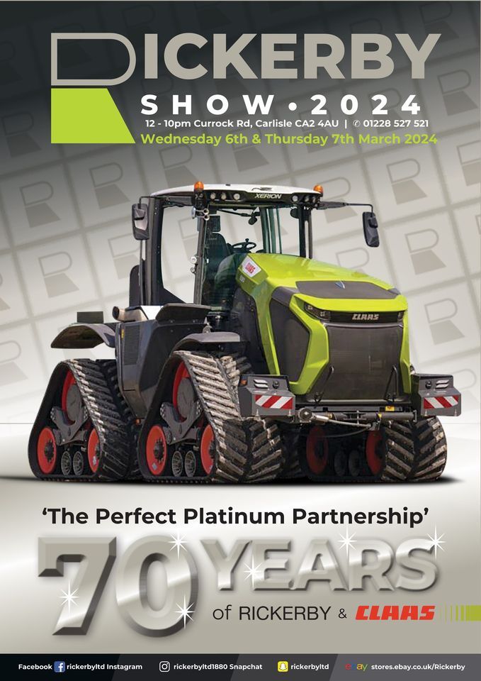 Rickerby Spring Show 2024 | Rickerby Ltd, Carlisle, EN | March 6 to March 7