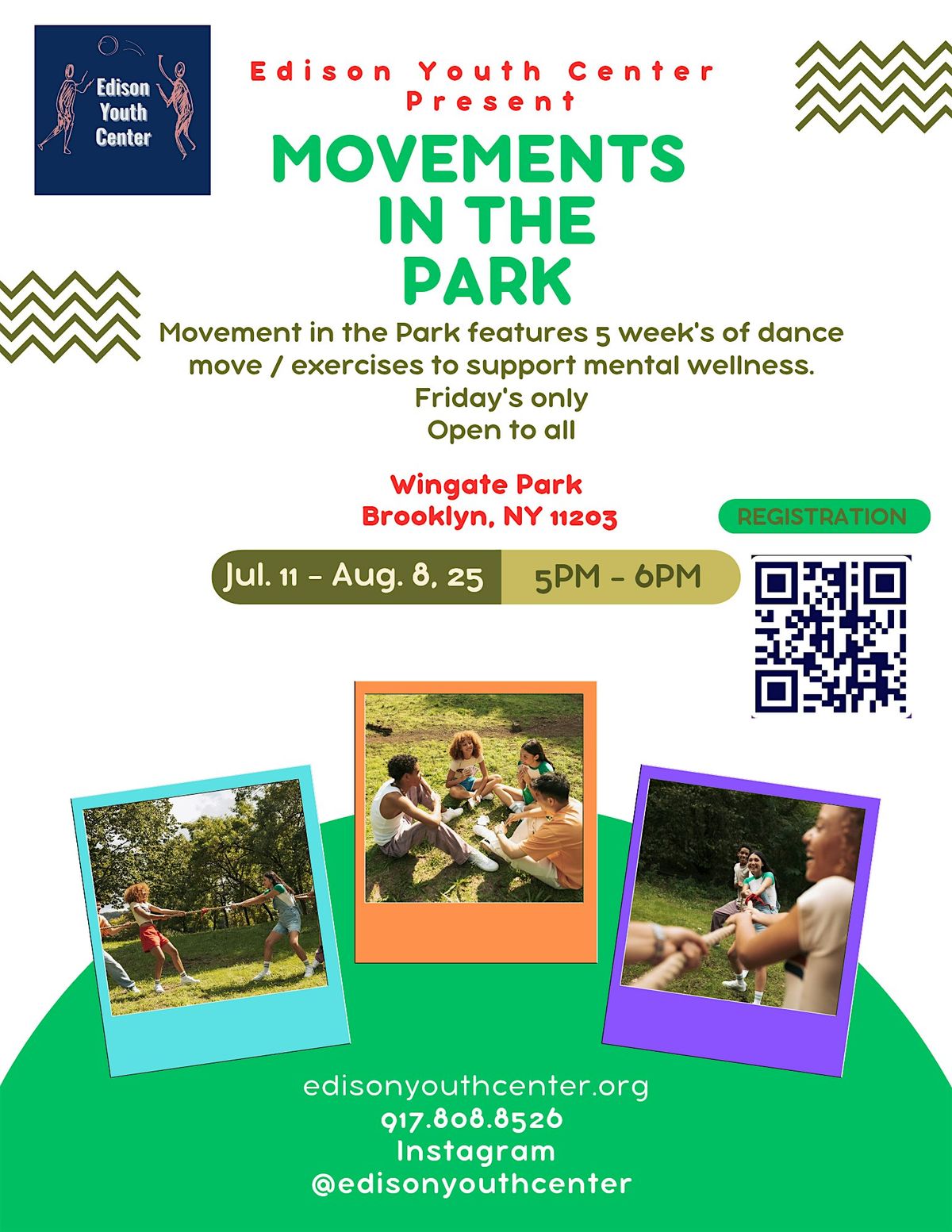 Movements In the Park at Wingate Park, Brooklyn on 11th July, 2025