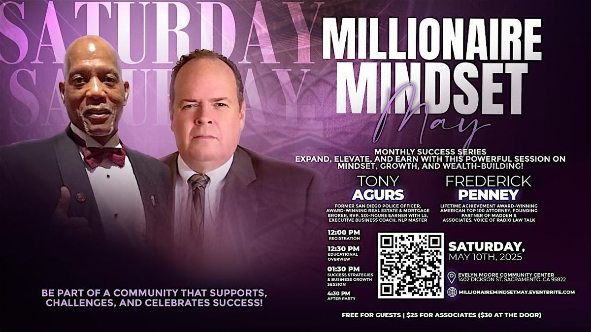 Millionaire Mindset May - Monthly Success Series at Evelyn Moore ...