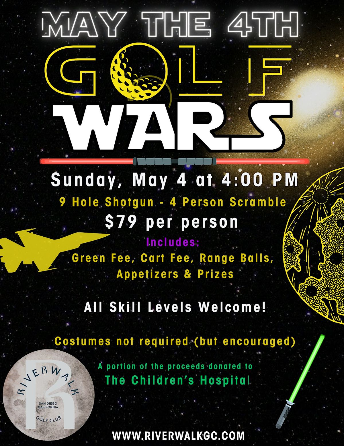 May the Fourth Golf Wars Tournament at Riverwalk Golf Club, San Diego ...