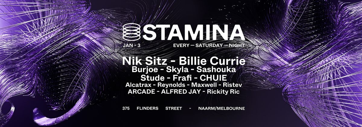 Stamina Melbourne 2026 at Banana Alley Vaults/Flinders St, Melbourne on ...
