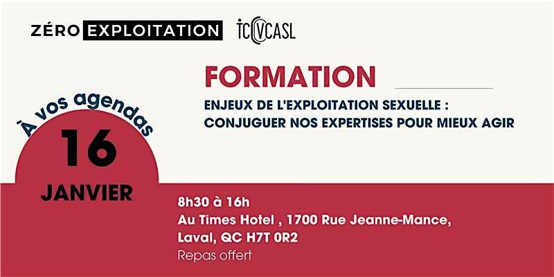 Enjeux de lexploitation sexuelle: Conjuguer nos expertises pour mieux agir | Grand Hôtel Times ...