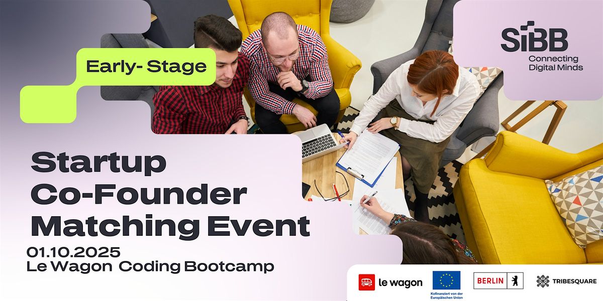 Startup Co-Founder Matching at Le Wagon Berlin - Coding Bootcamp on 1st ...