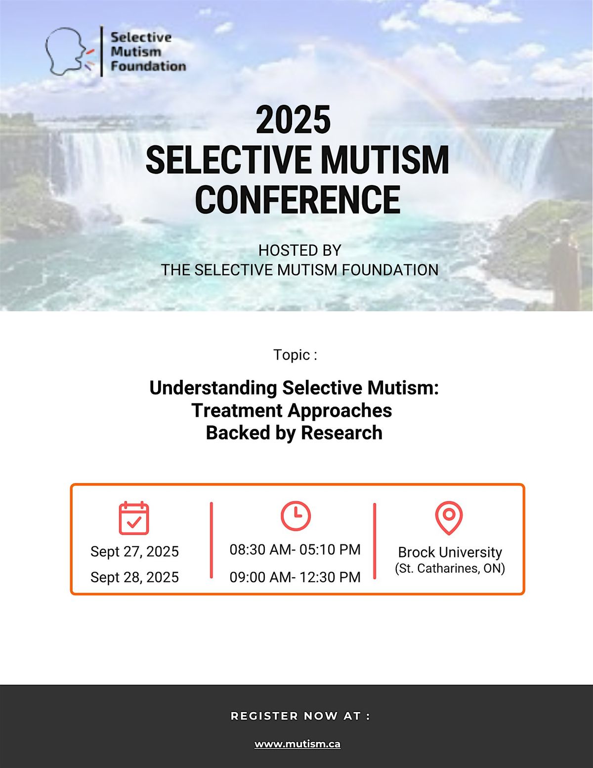 Selective Mutism Conference 2025 at Brock University, St. Catharines on ...