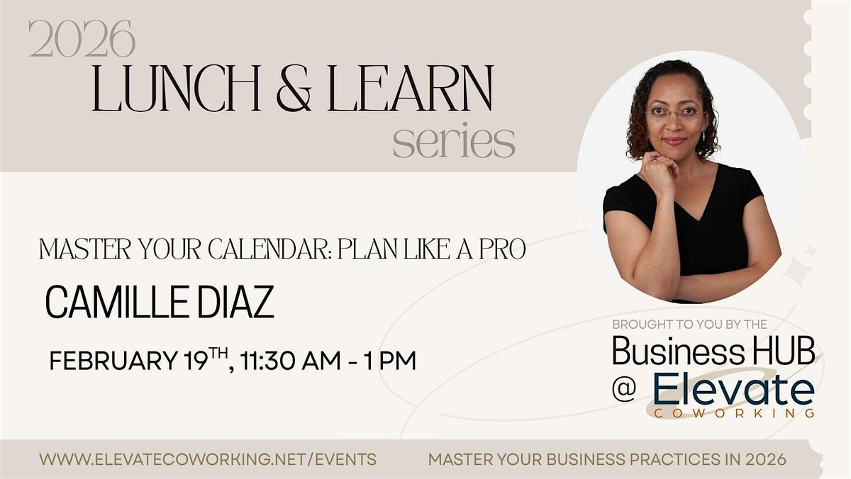 Master Your Calendar: Plan like a Pro with Camille Diaz at 8988 S ...