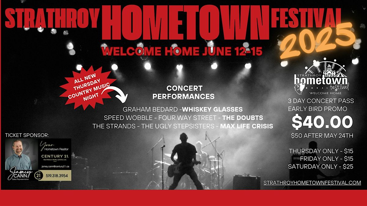 Strathroy Hometown Festival at Alexandra Park, Strathroy on 13th June, 2025