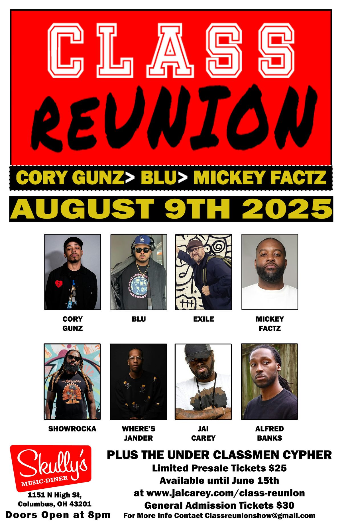 Class Reunion Show Featuring Blu and Exile, Cory Gunz, and Mickey Factz ...