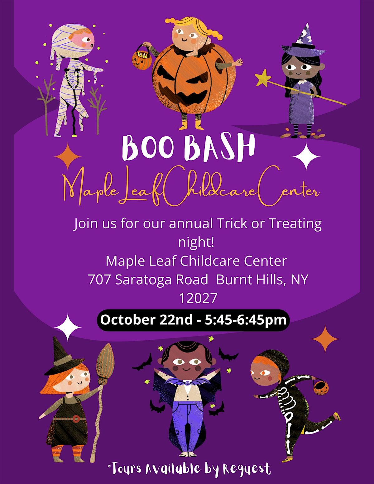 Boo Bash at 707 Saratoga Rd, Glenville on 22nd October, 2025