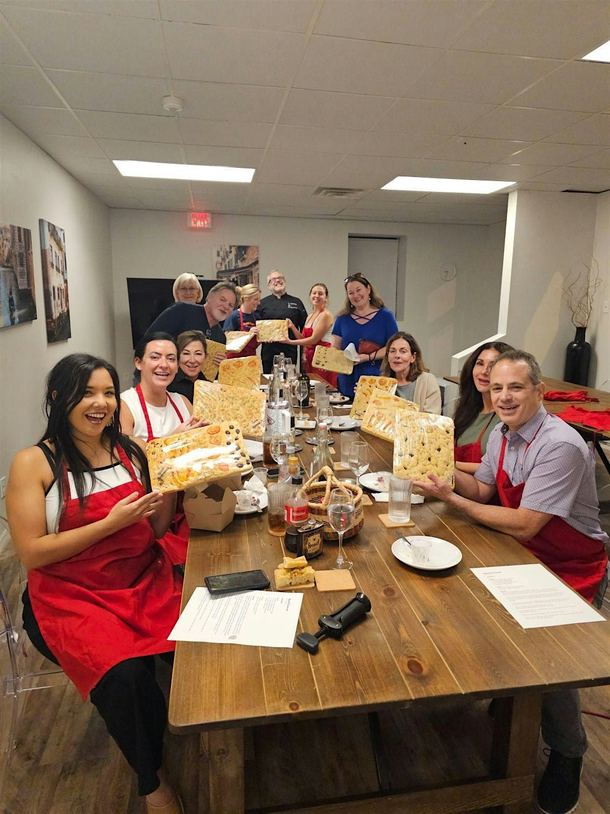 Focaccia Making Class at Italian Kitchen, West McDaniel Street, Springfield, MO, USA on 20th May ...
