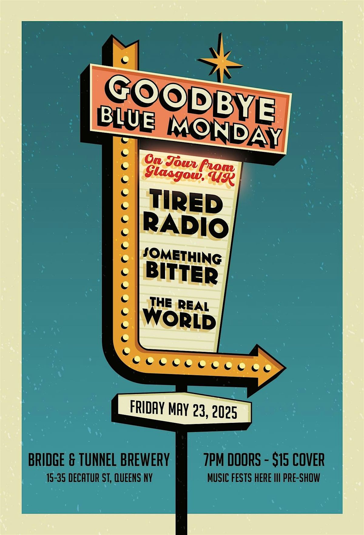 Goodbye Blue Monday, Tired Radio, Something Bitter, The Real World at ...