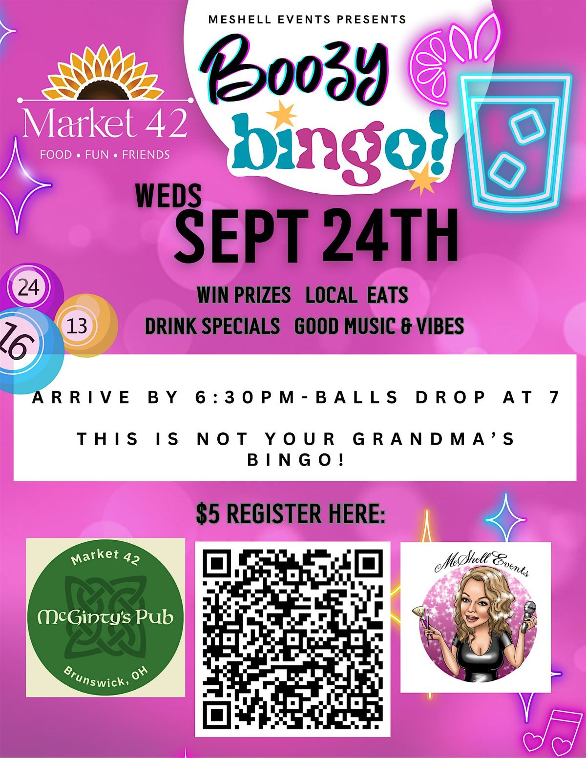 Boozy Bingo at Market 42 in Brunswick at Market 42, Brunswick on 24th ...