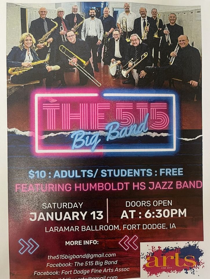 515 Big Band @ the Laramar | Laramar Ballroom, Fort Dodge, IA | January ...