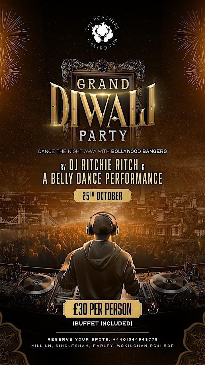 Grand Diwali Party at the Poachers gastro pub at The Poachers gastro ...