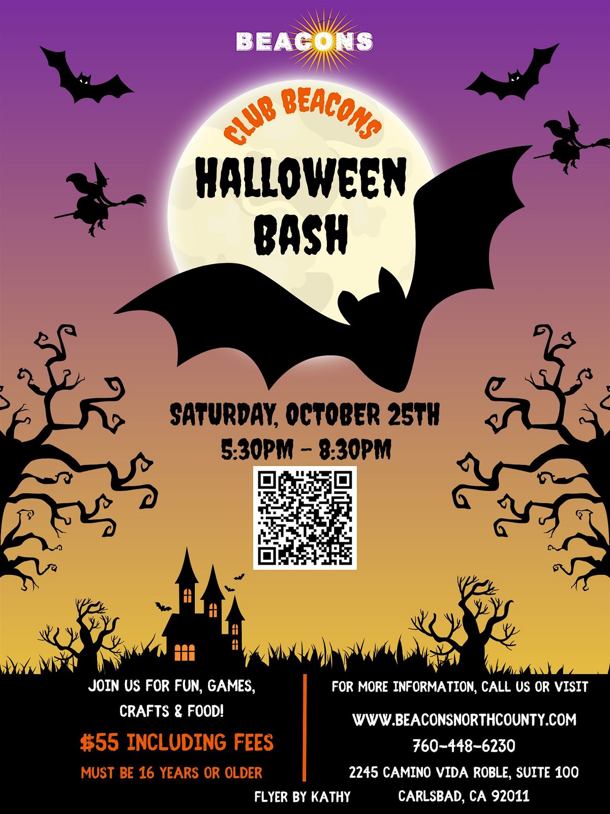 Halloween Bash at Beacons, Inc. (Beacons North County), Carlsbad on ...