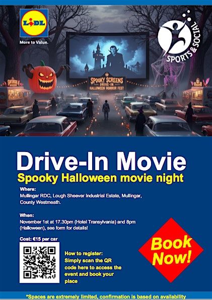 Halloween Drive In Movies featuring John Carpenters HALLOWEEN at Lidl ...