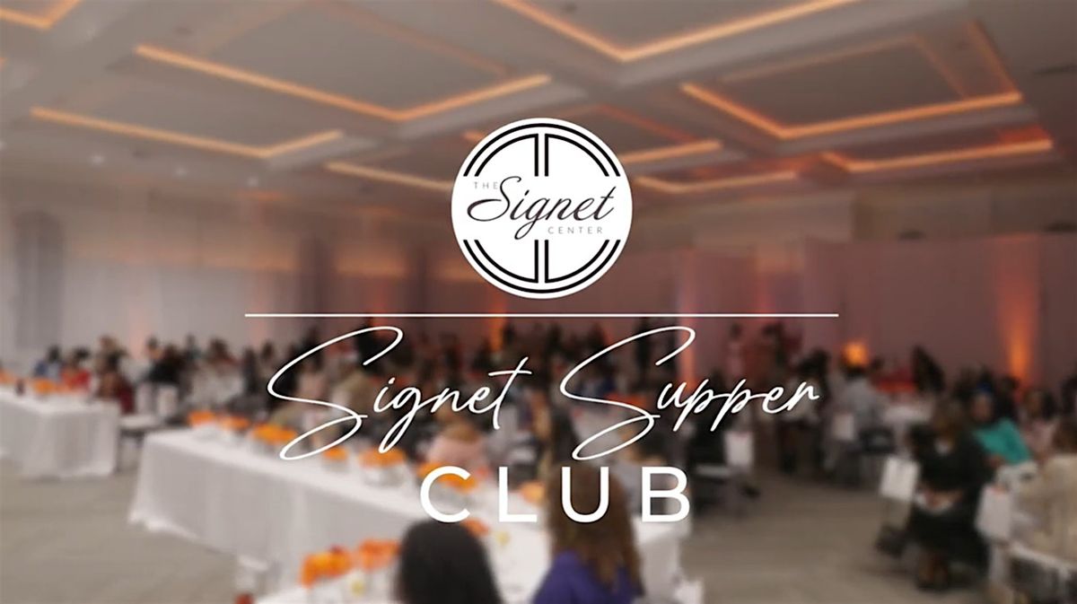 Signet Supper Club | The Signet Center, Chesapeake, VA | April 6, 2025