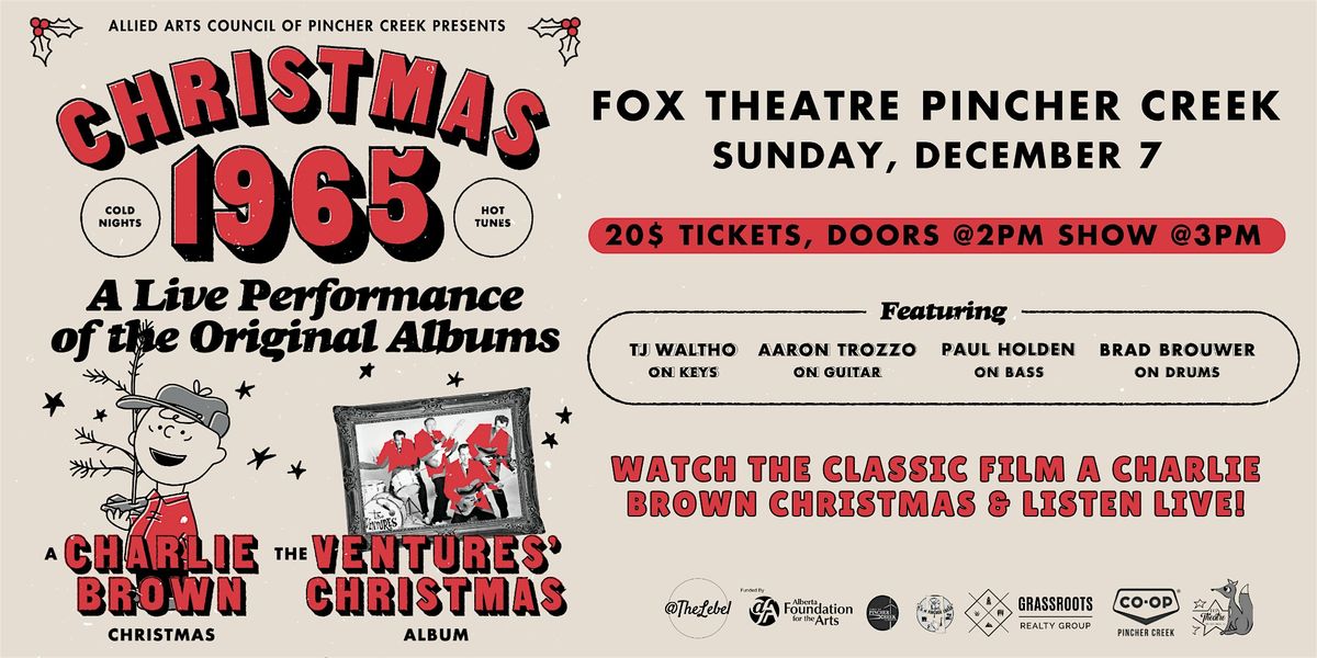 Christmas 1965- A Live Performance of A Charlie Brown Christmas @ The ...
