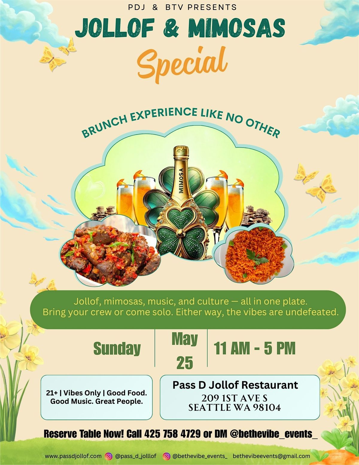 Jollof and Mimosas : African Brunch Experience at PDJ (Pass D Jollof ...