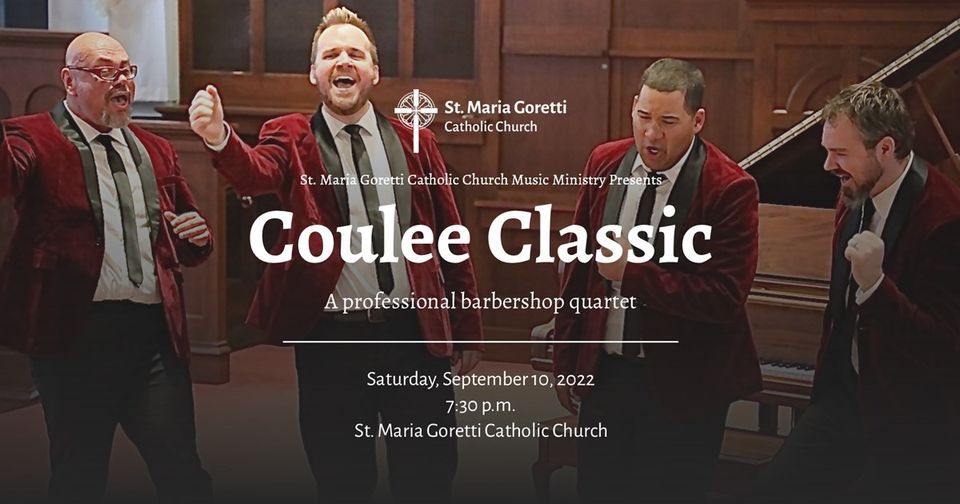 Coulee Classic Barbershop Quartet Performance at St. Maria Goretti ...