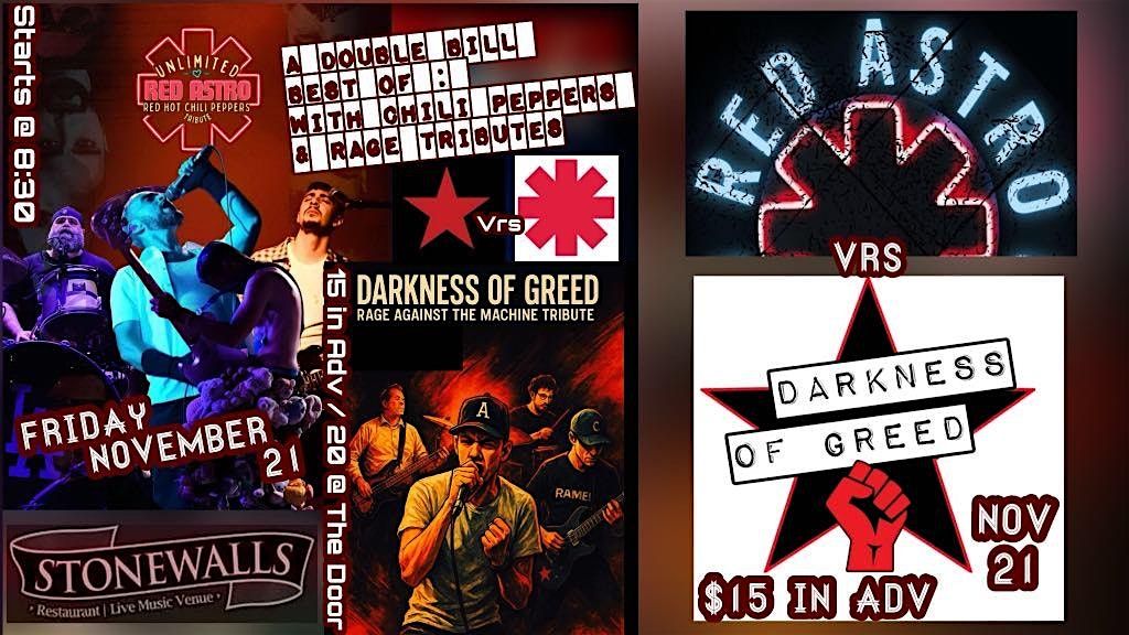 Red Astro - Red Hot Chili Peppers Tribute & Darkness of Greed - RATM at ...