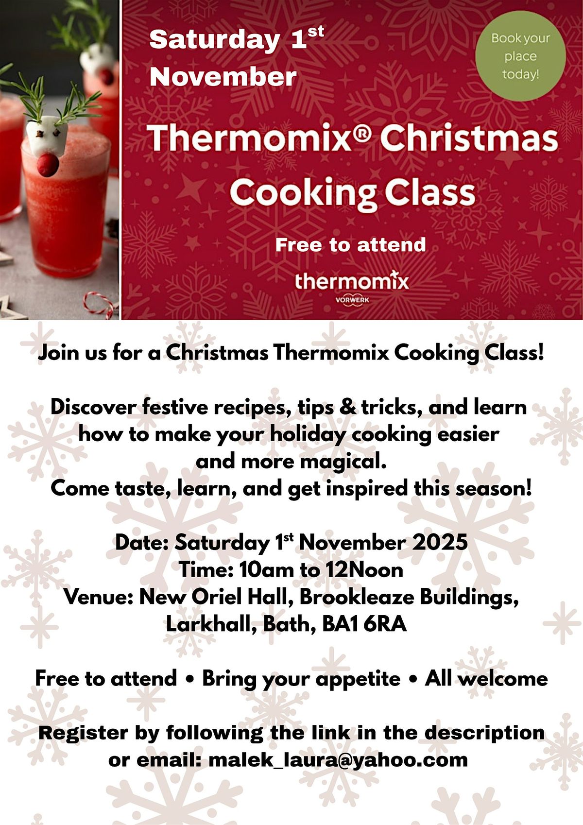 Christmas Cooking Class Westbury at Leigh Park Community Centre ...