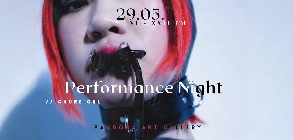 Performance Night at Untergeschoss der Pandora Art Gallery, Berlin on ...