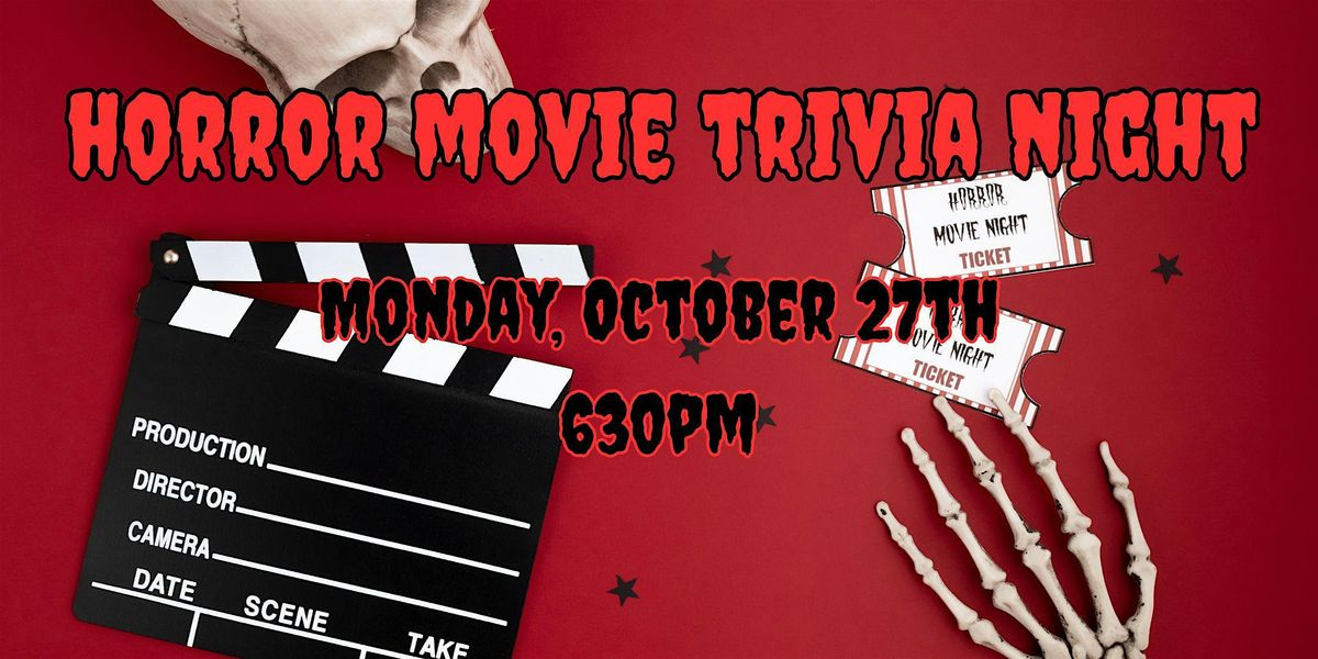Horror Movie Trivia Night at Boardwalk Cafe and Games, Abbotsford on ...