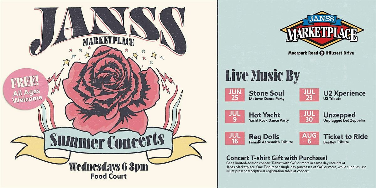 Janss Summer Concert - Hot Yacht - Yacht Rock Dance Party at Janss ...