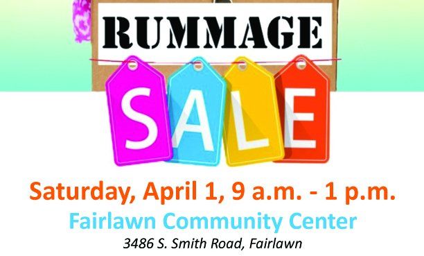 Annual Rummage Sale | Fairlawn Kiwanis Community Center, Norton, OH ...