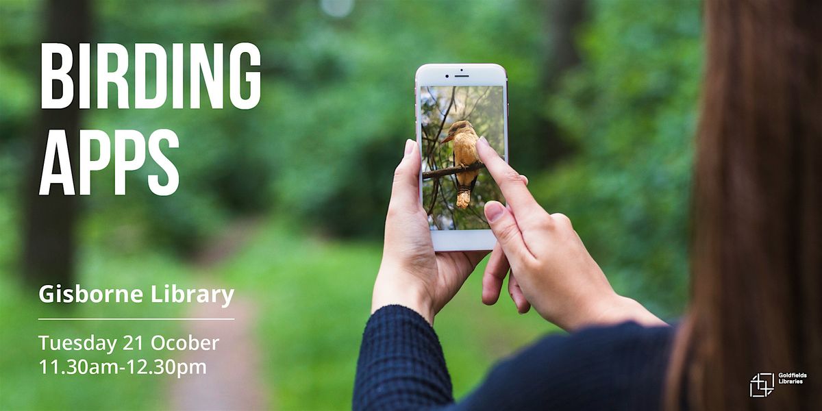 Birding apps at Gisborne Library on 21st October, 2025