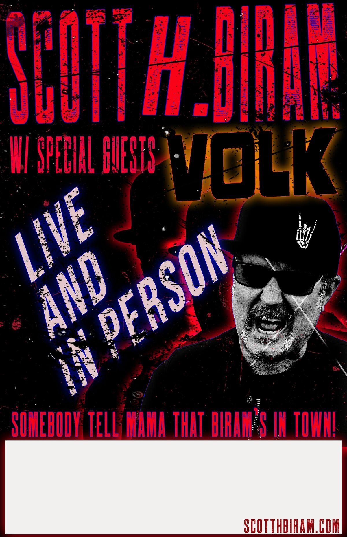 Scott H. Biram wsg Volk and The Maness Brothers | The Gin Mill Lounge, Springfield, IL | May 25 ...