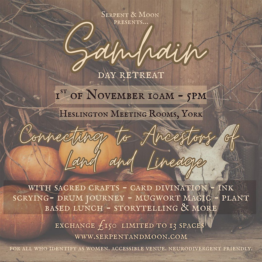 Samhain Day Retreat at Heslington Meeting Room on 1st November, 2025