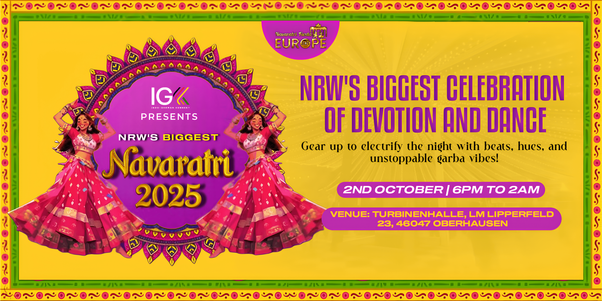 NAVARATRI FIESTA OBERHAUSEN: NRWs Biggest Navaratri 2025 at ...