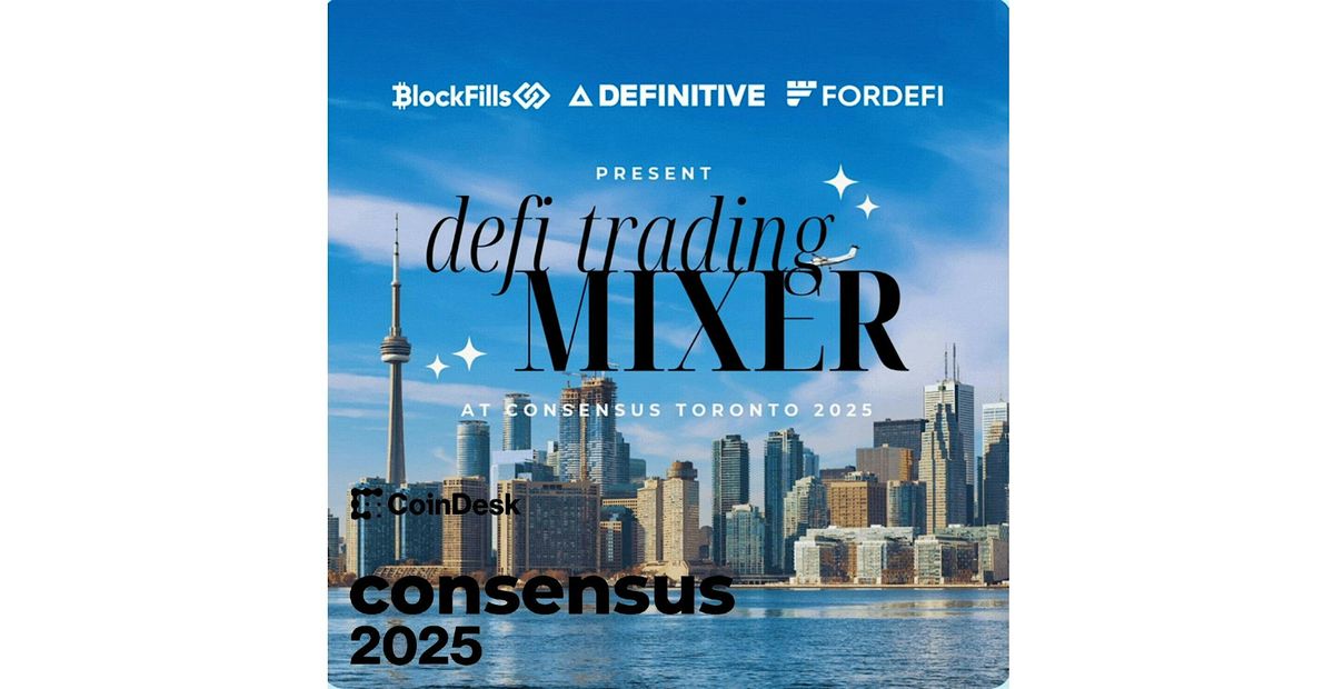 Institutional DeFi Mixer w/ Blockfills, Definitive & Fordefi at Toronto ...