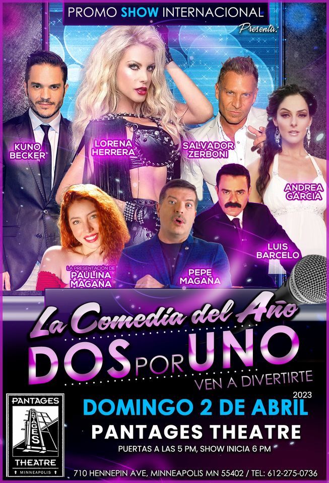 Llega a Minneapolis la comedia del año. Dos por Uno con Lorena Herrera ...