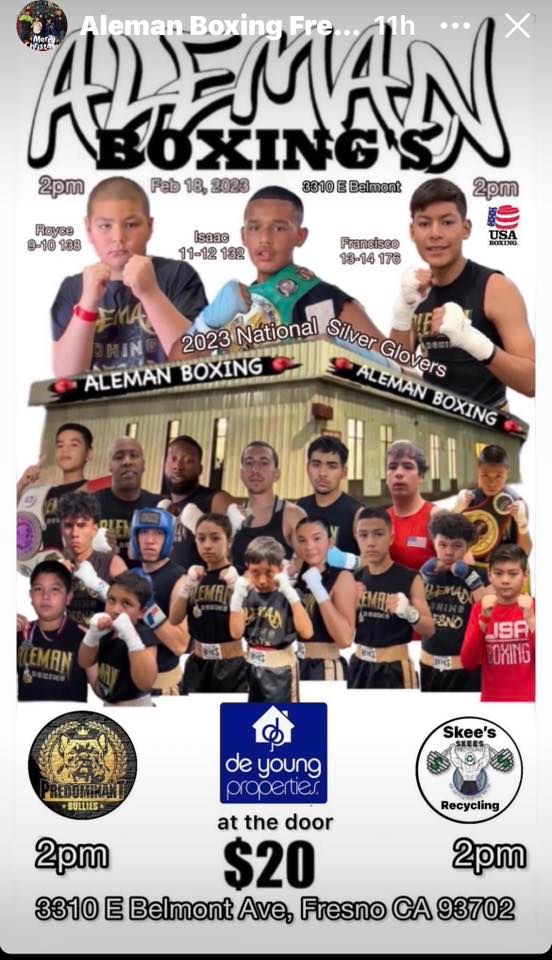 Boxing Event | Aleman Boxing Fresno: Boxing Club & Fitness Center ...