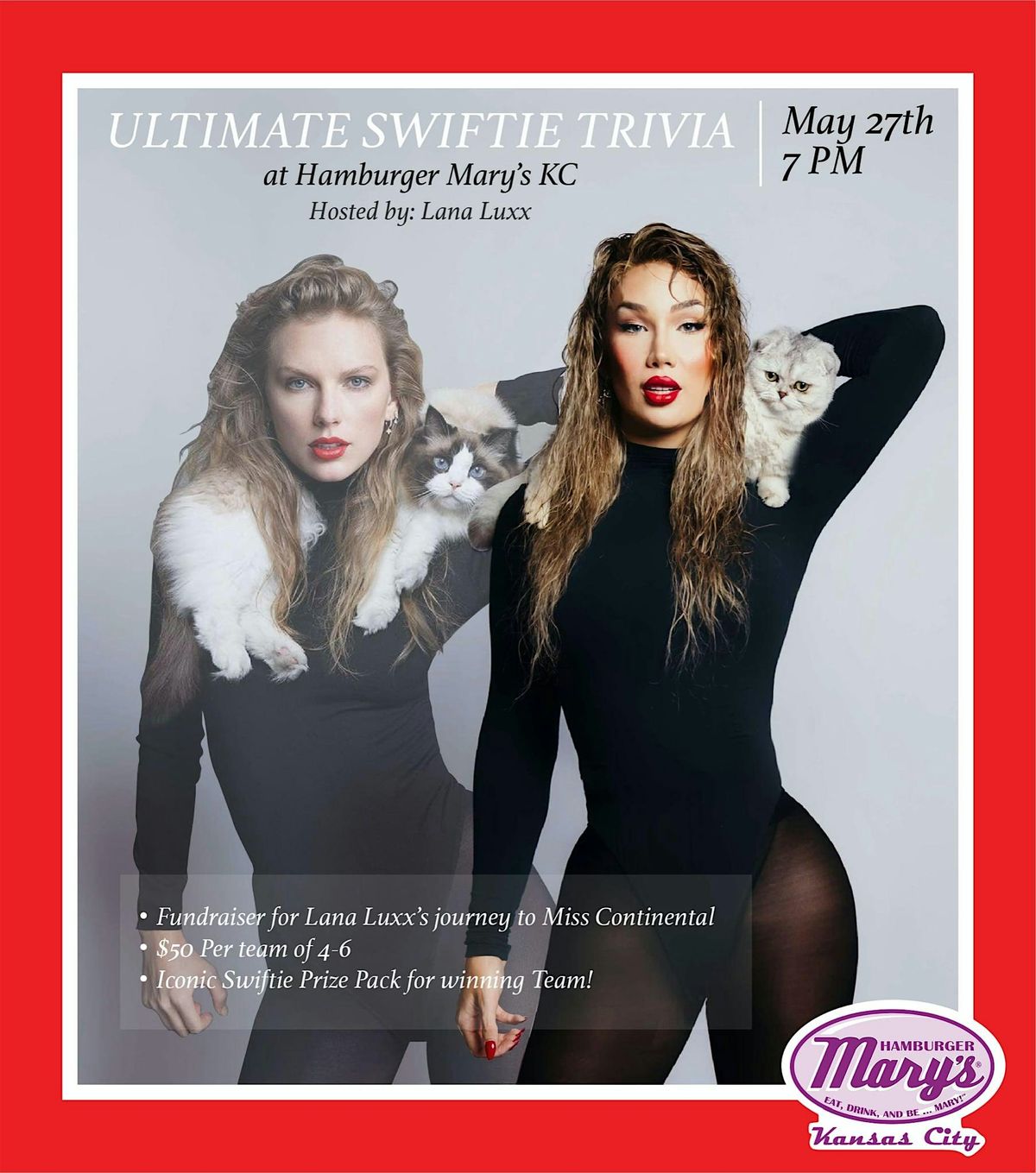 Ultimate Swiftie Trivia hosted by Lana Luxx! | Hamburger Mary's KC ...
