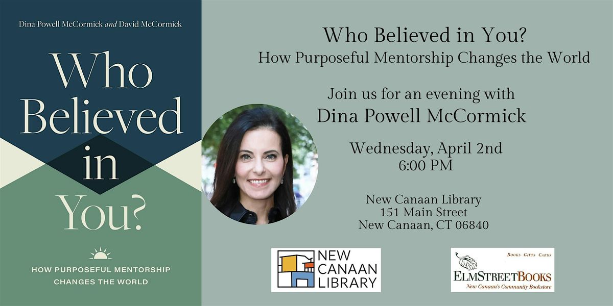 An evening with Dina Powell McCormick at New Canaan Library on 2nd ...
