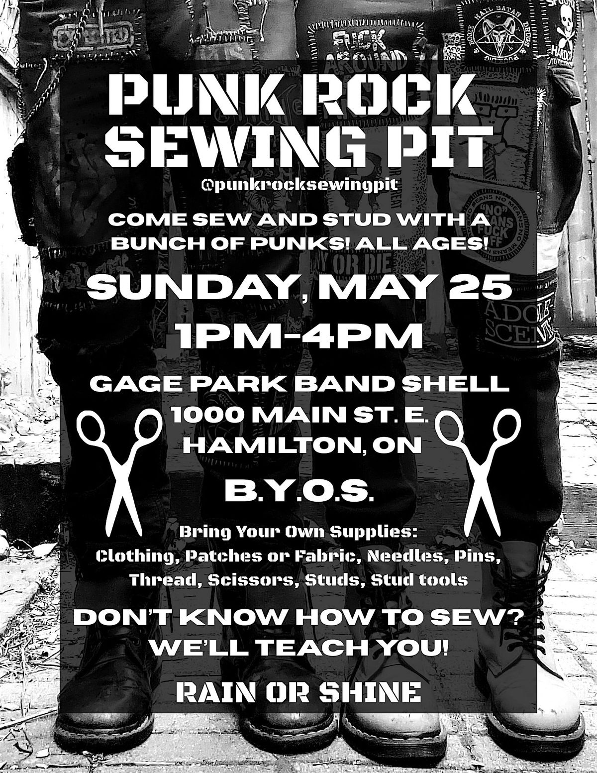 Punk Rock Sewing Pit | George R Robinson Bandshell, Hamilton, ON | May ...