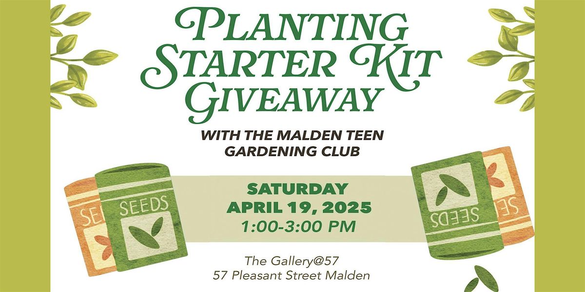 Planting Starter Kit Giveaway at The Gallery@57, Malden on 19th April, 2025