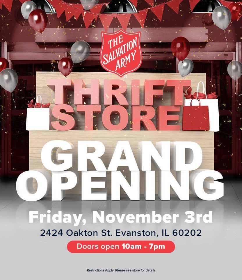 The Salvation Army Evanston Thrift Store Grand Opening at 2424 Oakton ...