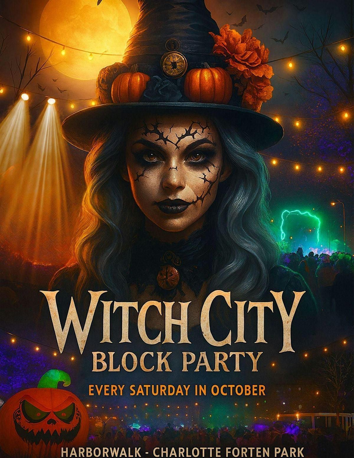 Witch City Block Party at Charlotte Forten Park, Salem on 4th October, 2025