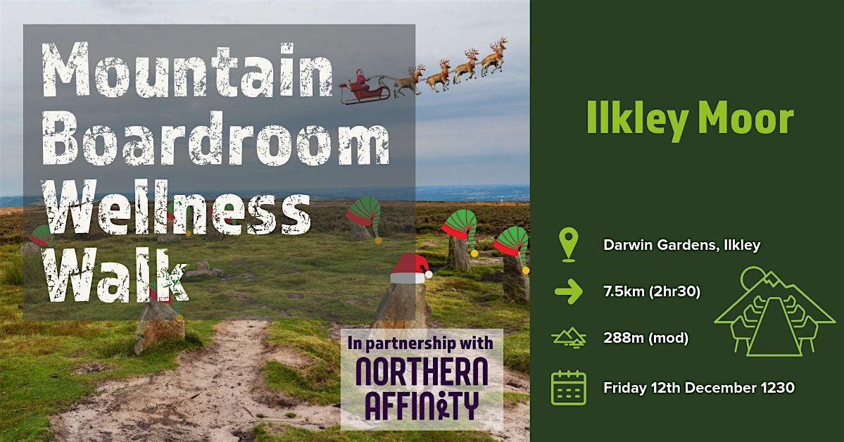 Wellness Walk - Ilkley Moor at Darwin Gardens, Ilkley on 12th December ...