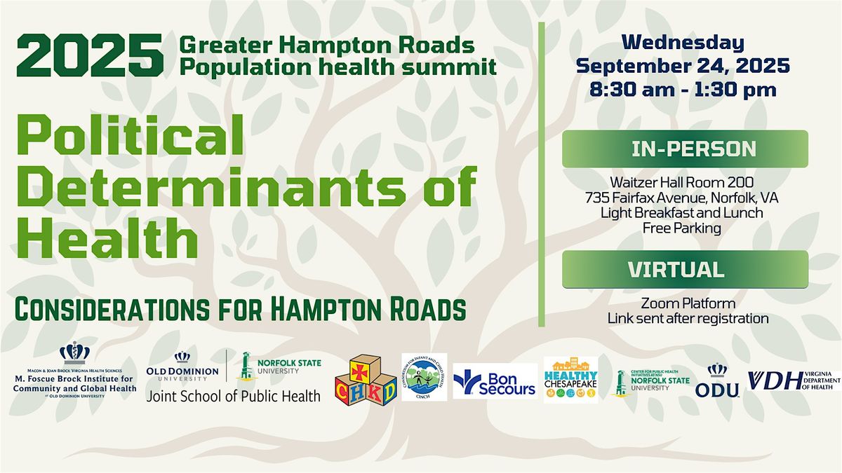 2025 Greater Hampton Roads Population Health Summit | Waitzer Hall ...