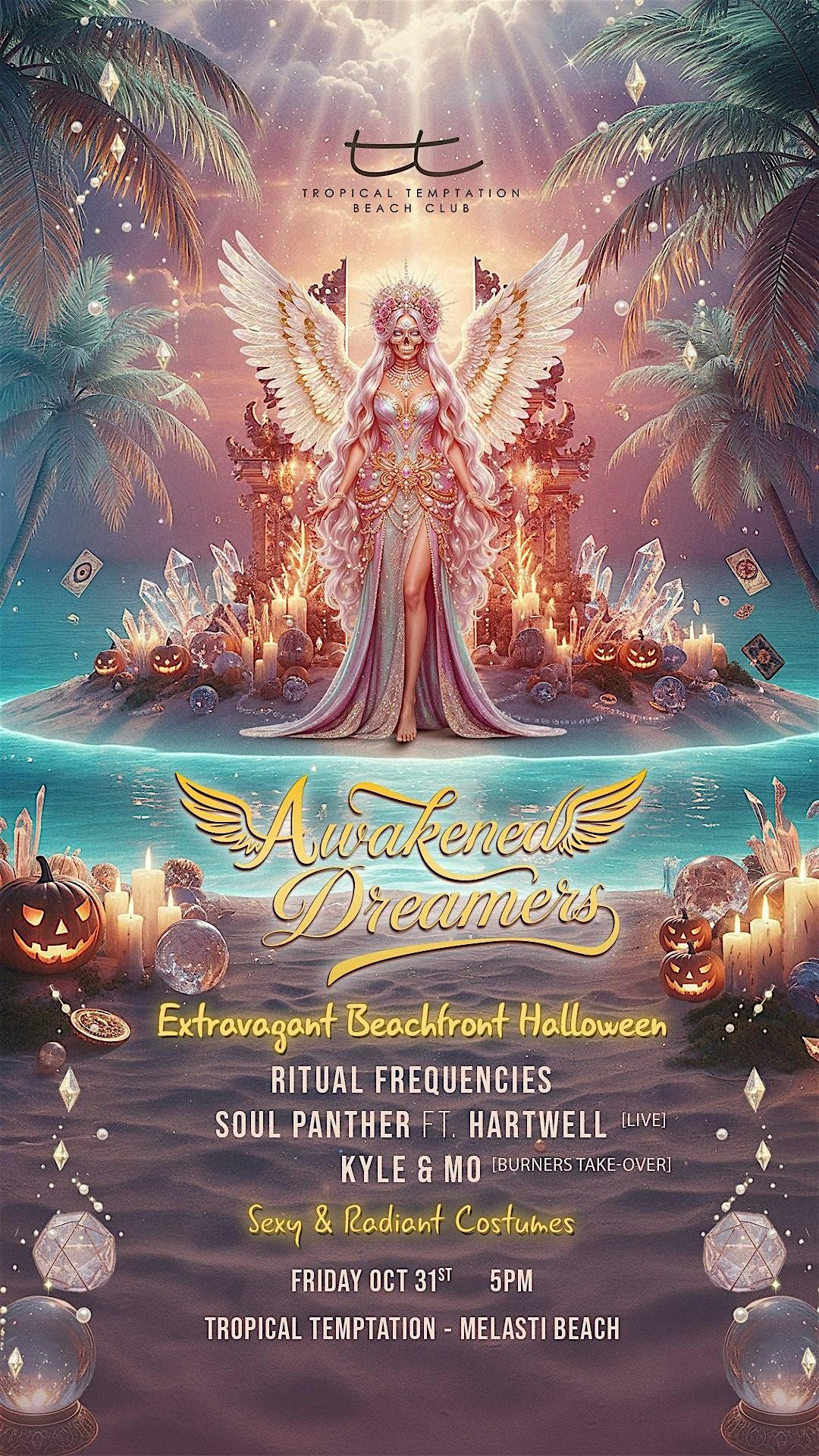 Awakened Dreamers: Beachfront Halloween at Tropical Temptation at Tropical Temptation - Adult ...