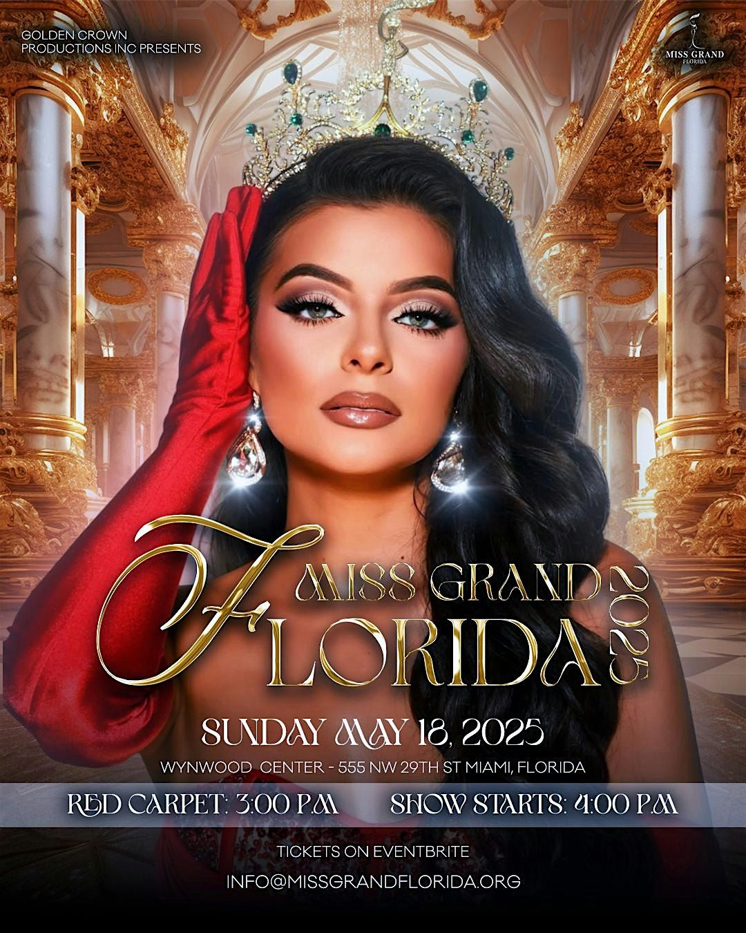 Miss Grand Florida pageant 2025 at 555 NE 29th St, Miami on 18th May, 2025